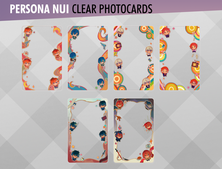 Persona Nui Clear Photocards – Say0ran Arts